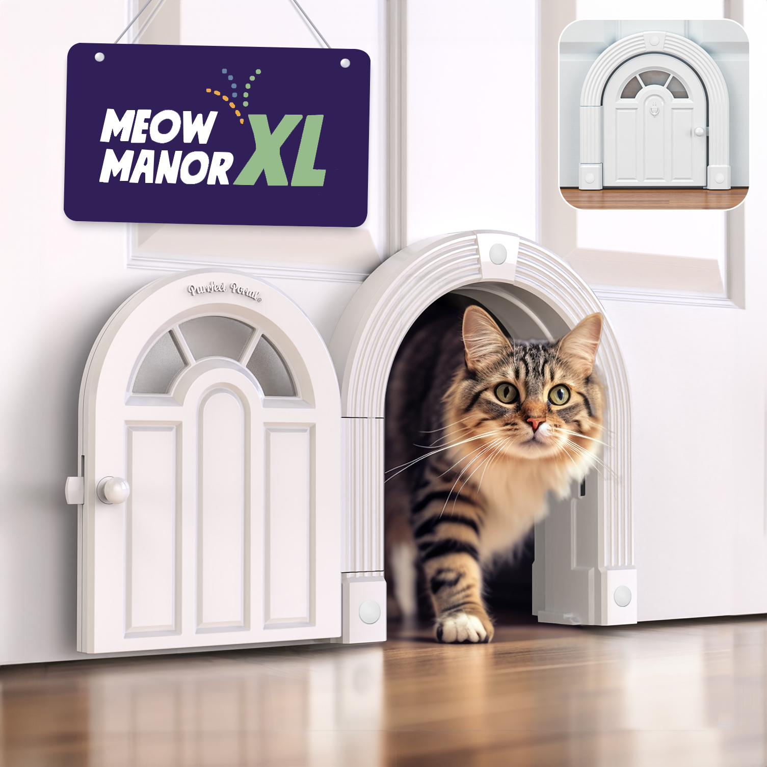 Meow Manor® XL Interior Cat Door – Purrfect Portal